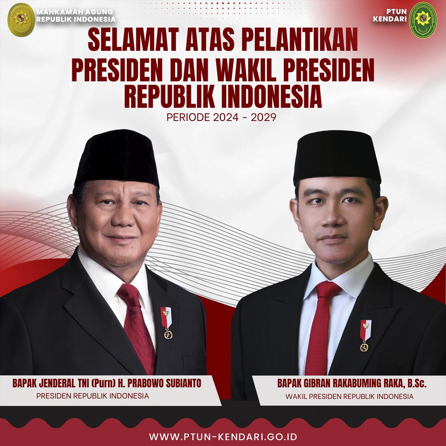 Keluarga Besar PTUN Kendari Mengucapkan:Selamat dan Sukses Atas ...